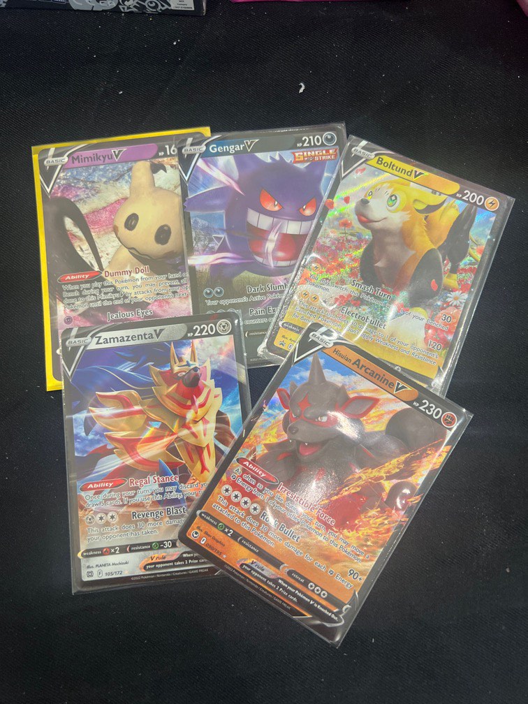Pokemon cards v set, Hobbies & Toys, Toys & Games on Carousell
