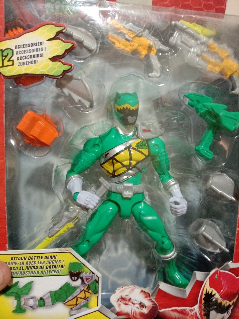 Power Rangers Dino Charge - Armoured Dino Green Ranger, Hobbies & Toys ...
