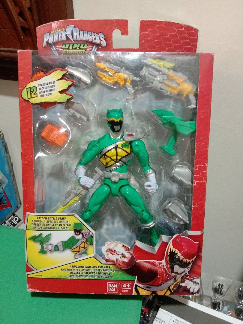Power Rangers Dino Charge - Armoured Dino Green Ranger, Hobbies & Toys ...