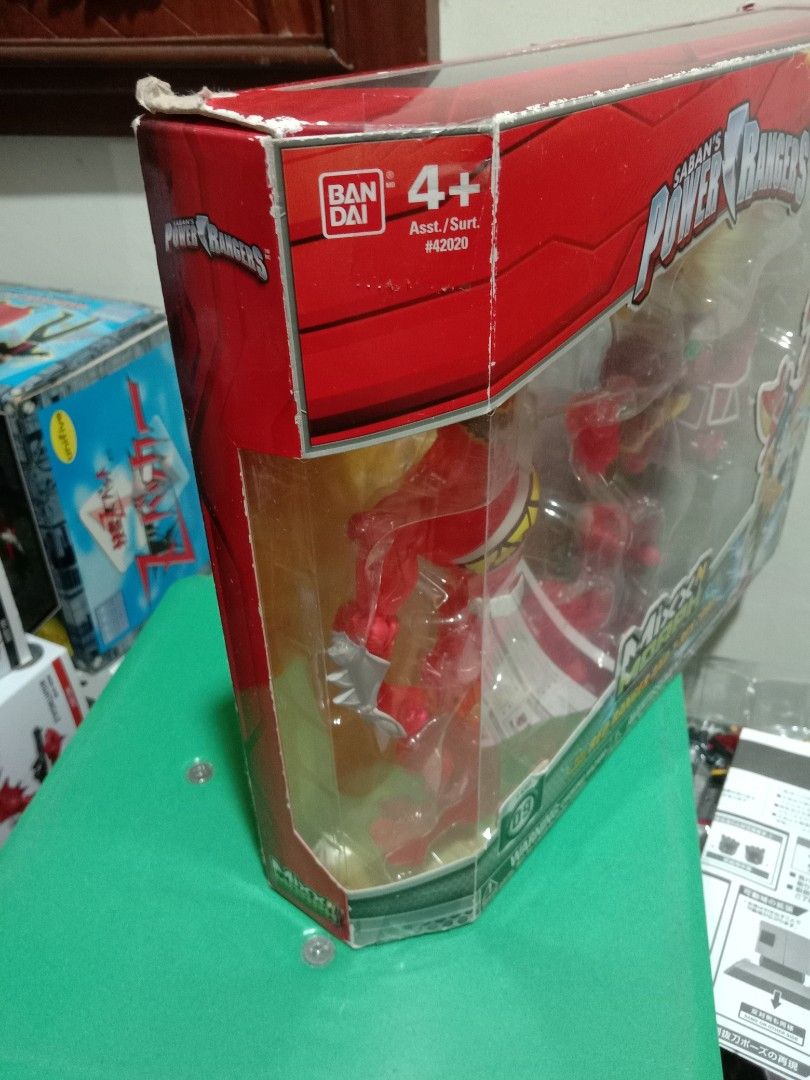 Power Rangers Mixx N Morph - Dino Charge Red Ranger and T-Rex Zord ...