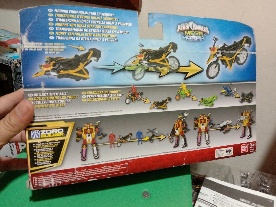 Power Rangers Ninja Steel - Cycle with Red Ranger, Hobbies & Toys, Toys ...