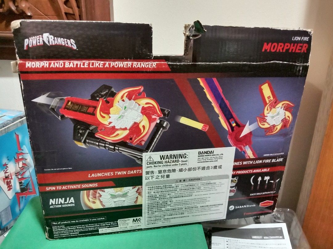 Power Rangers Super Ninja Steel - Lion Fire Morpher, Hobbies & Toys ...