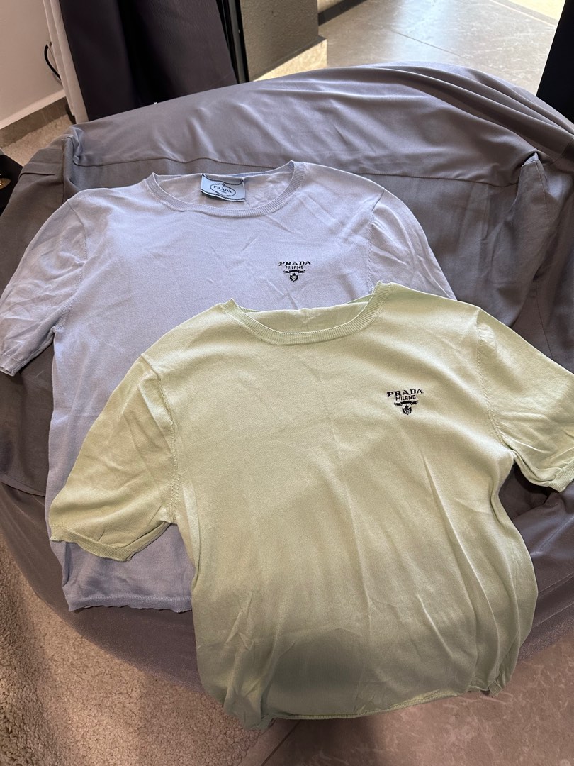 Prada Tee Womens Fashion Tops Shirts On Carousell
