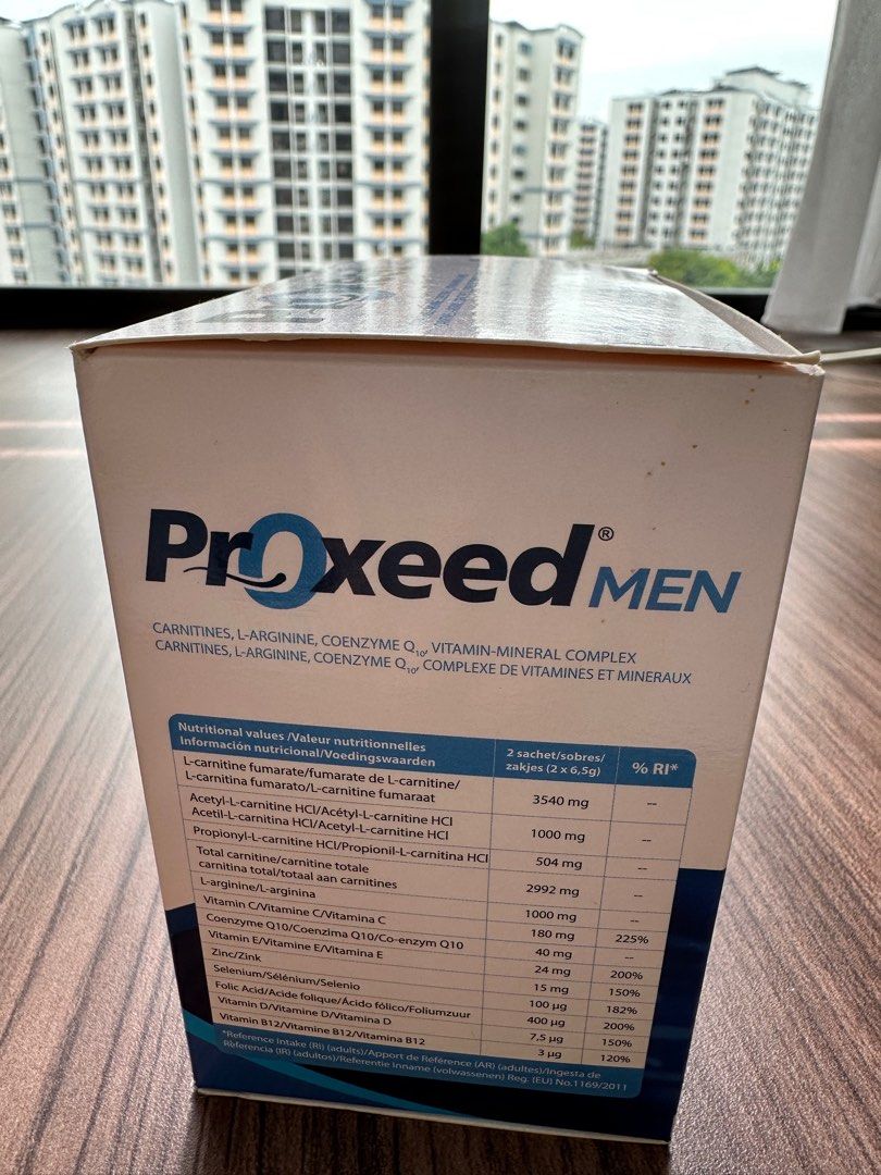 Proxeed Fertility Supplement for Men, Health & Nutrition, Health ...