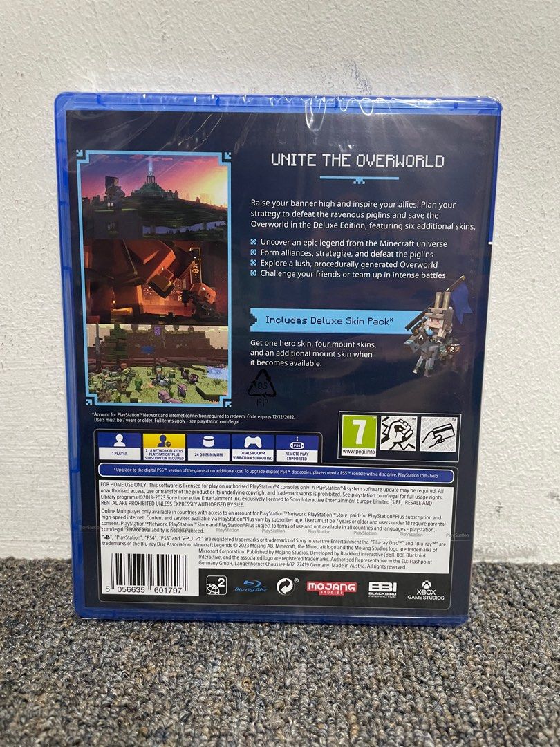 PS4 Minecraft Legend Deluxe Edition, Video Gaming, Video Games ...