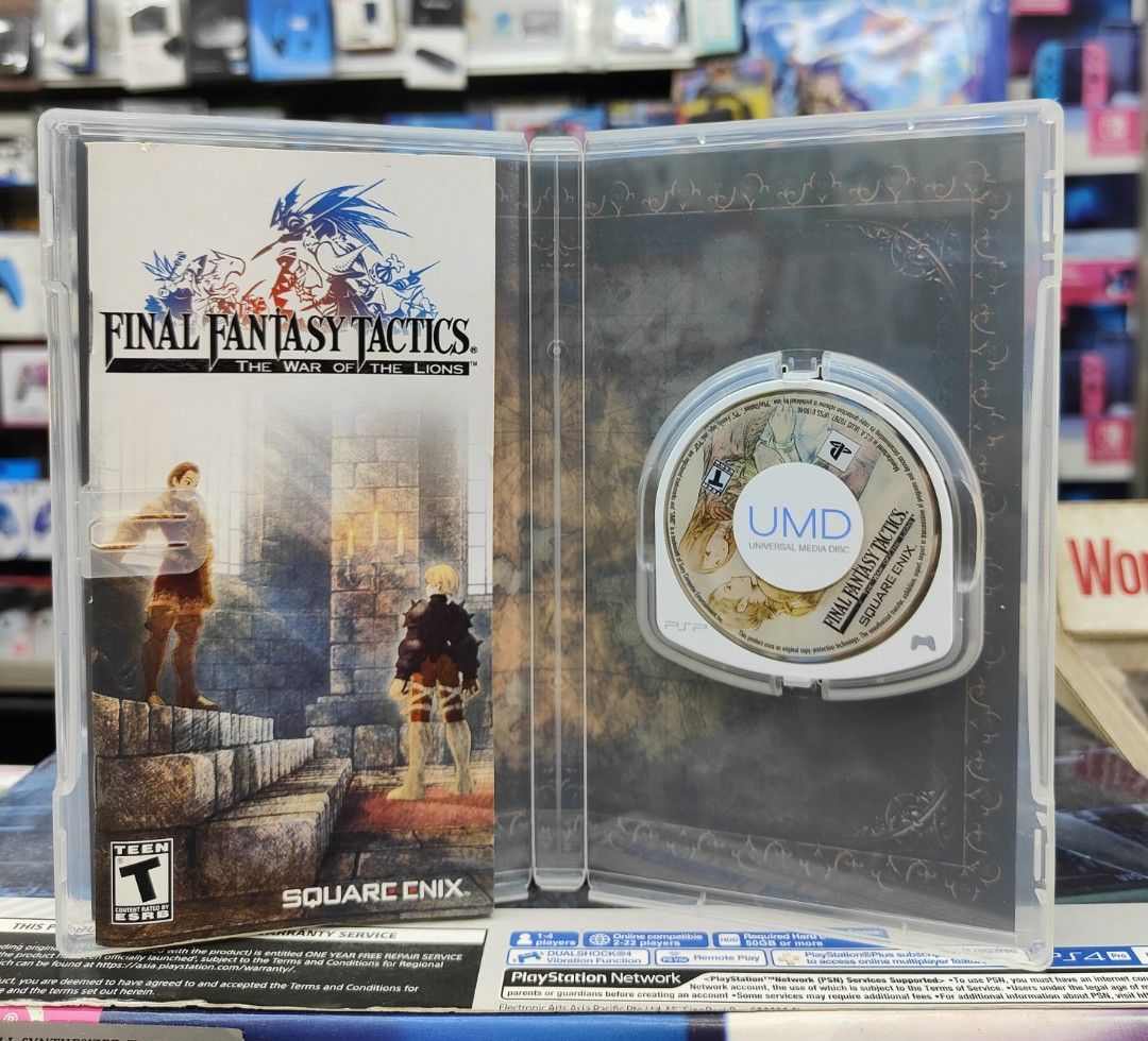 PSP Final Fantasy Tactics The War of The Lions, Video Gaming, Video ...