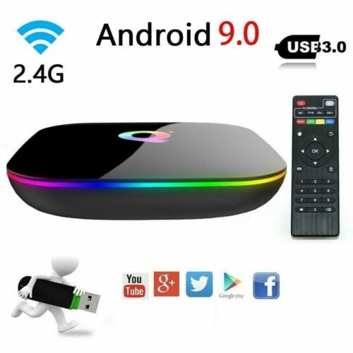Q Plus QBOX Q+ 4GB 32GB Amlogic Android 9.0 WIFI Smart TV BOX, TV ...