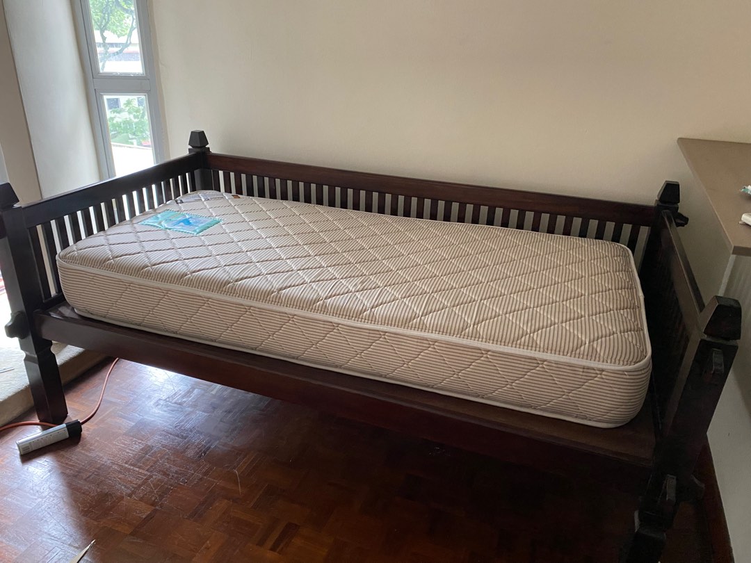 Quality Single/ Super single Wooden Daybed, Furniture & Home Living ...