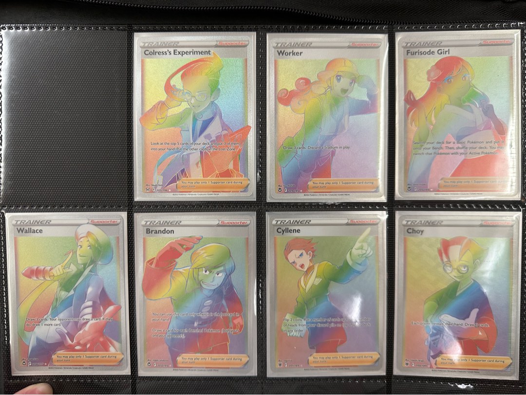 RAINBOW POKEMON CARDS, Hobbies & Toys, Toys & Games on Carousell