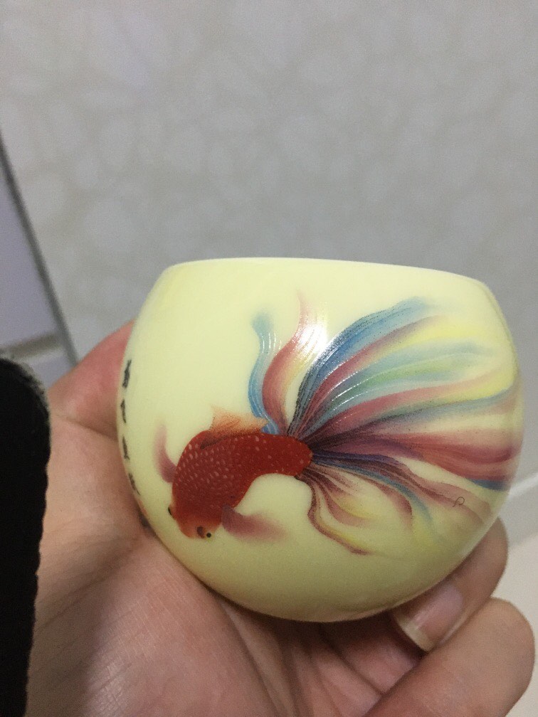 Rare Gold fish tea cup, Hobbies & Toys, Memorabilia & Collectibles ...