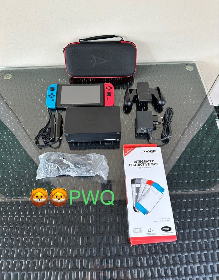 Rare LOW Serial Nintendo Switch Console Full Set Accessories, Video ...