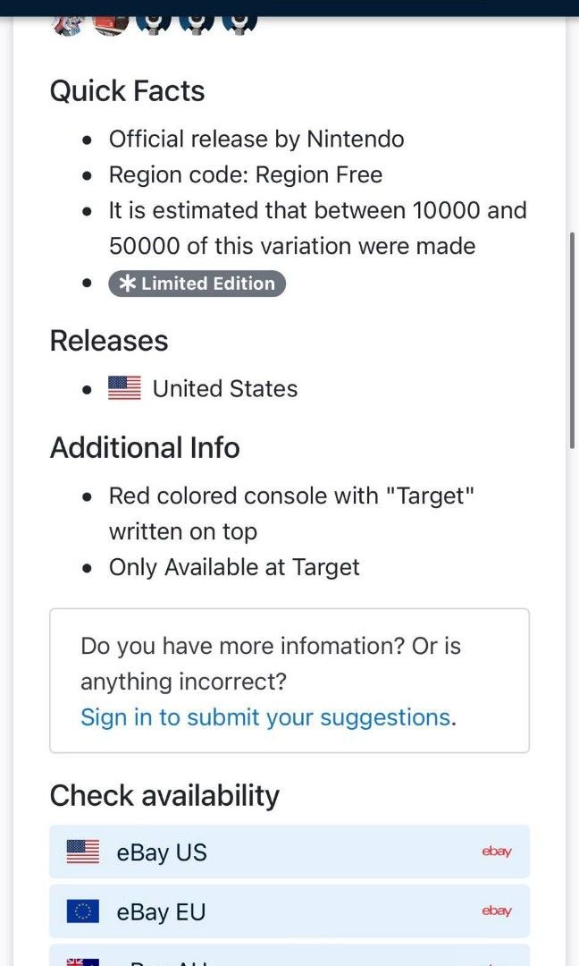 RARE Red Target Exclusive Gameboy Advance with LOTS of freebies, Video ...