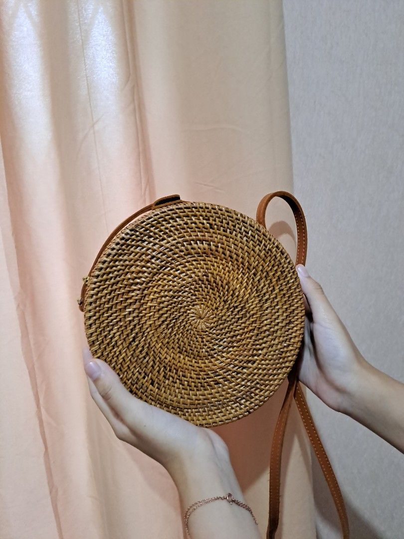 Rattan bag (Tas Rotan), Fesyen Wanita, Tas & Dompet di Carousell