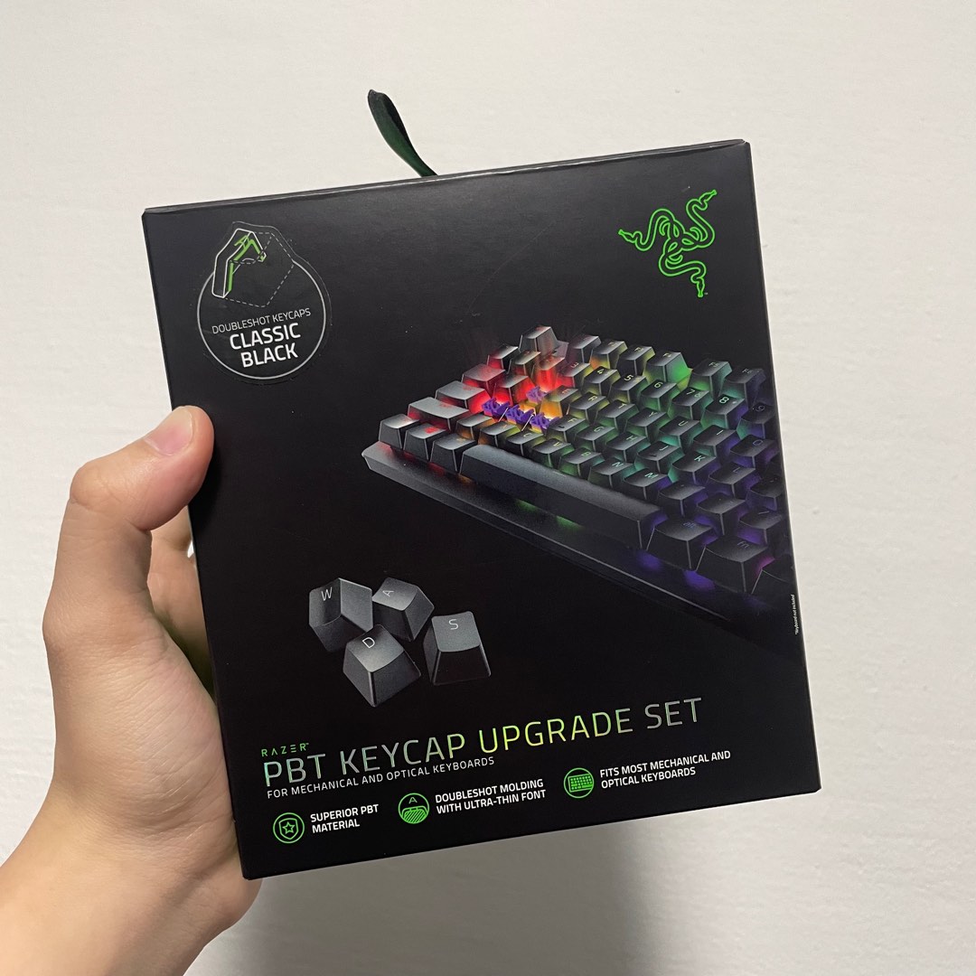 Razer Doubleshot PBT Keycap upgrade set, Computers & Tech, Parts ...