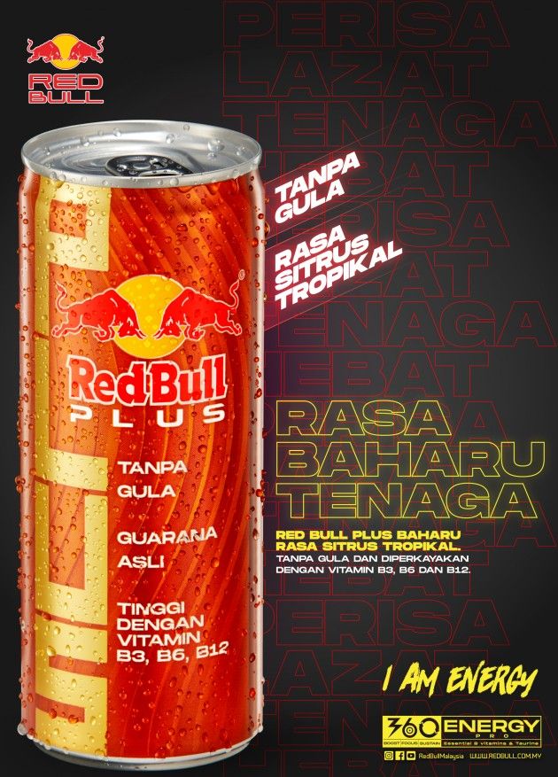 Red Bull Plus Zero Sugar 250ml, Food & Drinks, Beverages on Carousell