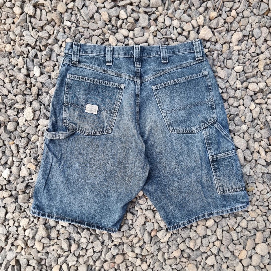 Regular Fit Wrangler Utility Denim Jorts Blue on Carousell