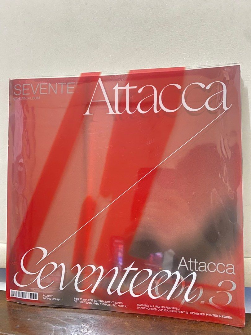 Seventeen - Attaca Album Ver. 3, Hobbies & Toys, Memorabilia ...