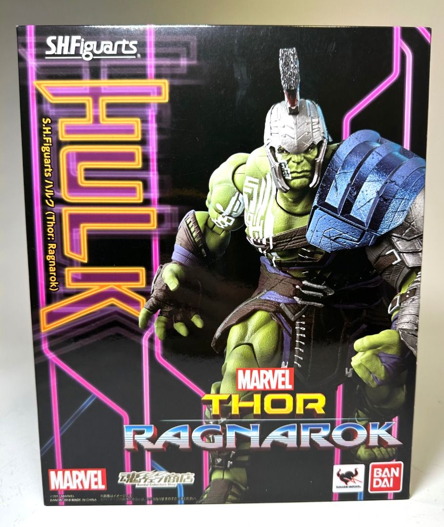 Shf - Thor Ragnarok 野蠻人戰士 Hulk 變形俠醫(可夾Marvel Legends, Figma & Mafex ...