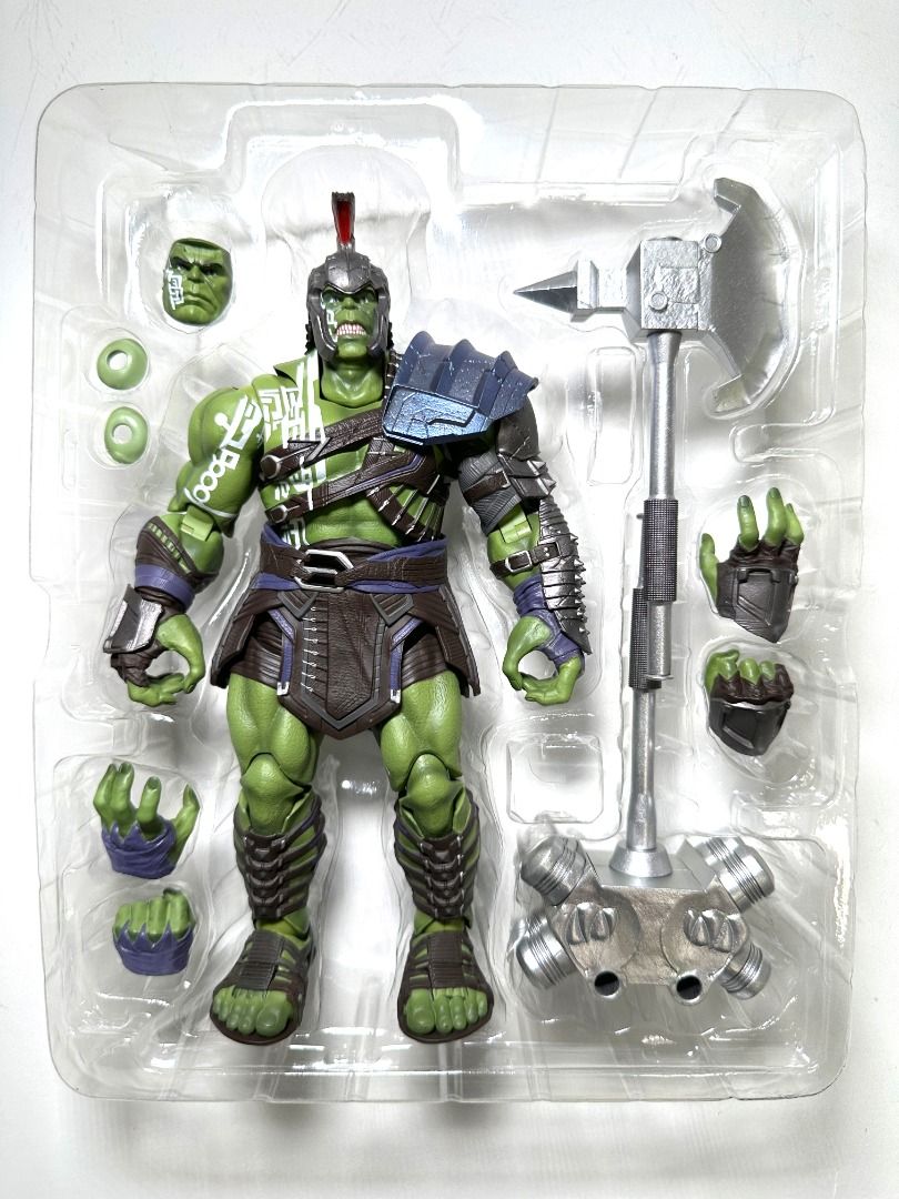 Shf - Thor Ragnarok 野蠻人戰士 Hulk 變形俠醫(可夾Marvel Legends, Figma & Mafex ...