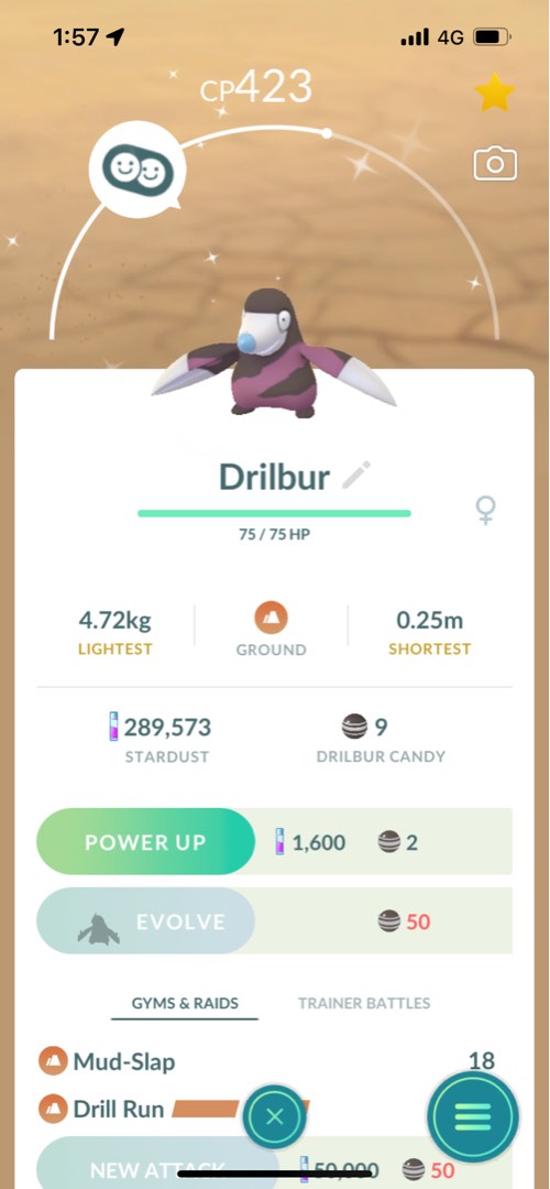 Shiny Drilbur Pokemon Go, Video Gaming, Gaming Accessories, In-Game ...