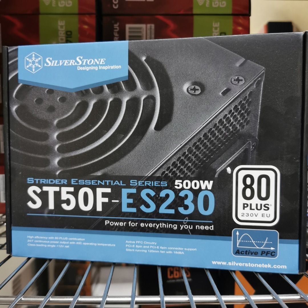Silverstone Strider Essential ST50F ES230 500W 80+ White PSU, Computers ...