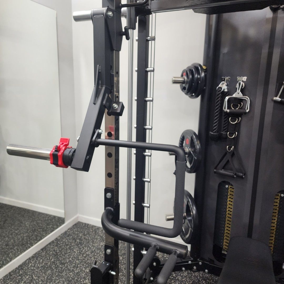 Smith Machine & Rack Multi-Gym Combo With Weights Stack + 2.5kg-25kg 10 ...