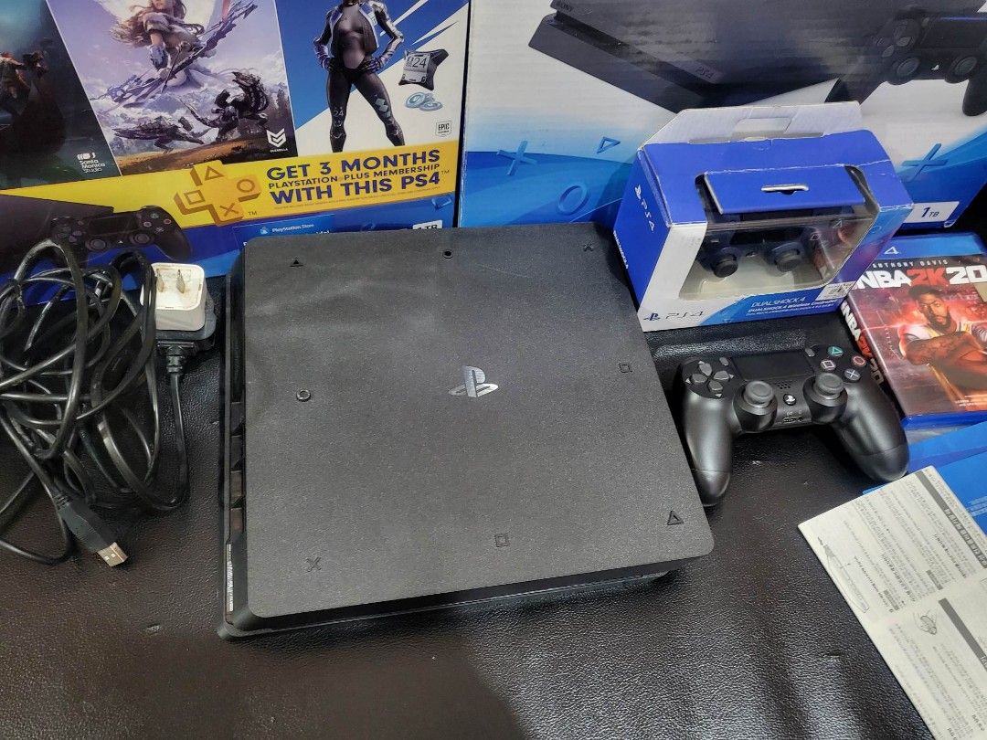 Sony Playstation 4 Slim 1 Terabyte Complete Package with Freebies 10k ...