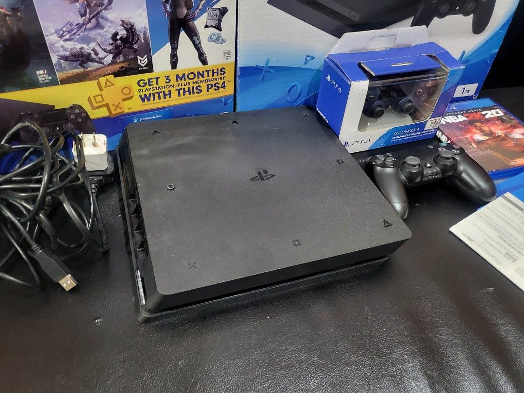 Sony Playstation 4 Slim 1 Terabyte Complete Package with Freebies 10k ...