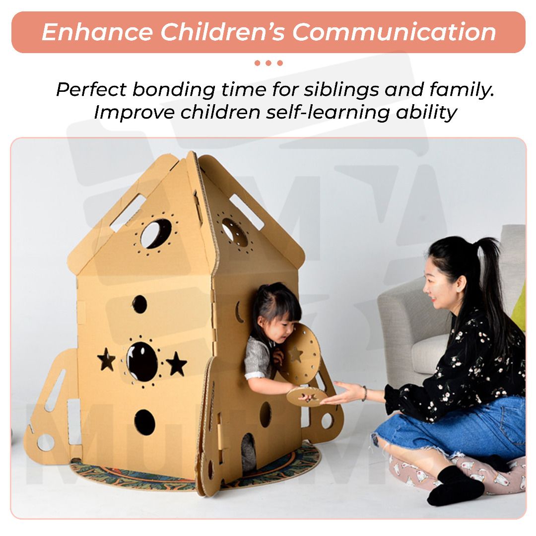 Space House DIY Cardboard Toy House For Kids Fun | DIY Craft For Kids ...