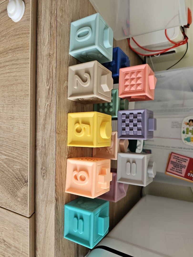 Stackable cubes, Babies & Kids, Infant Playtime on Carousell