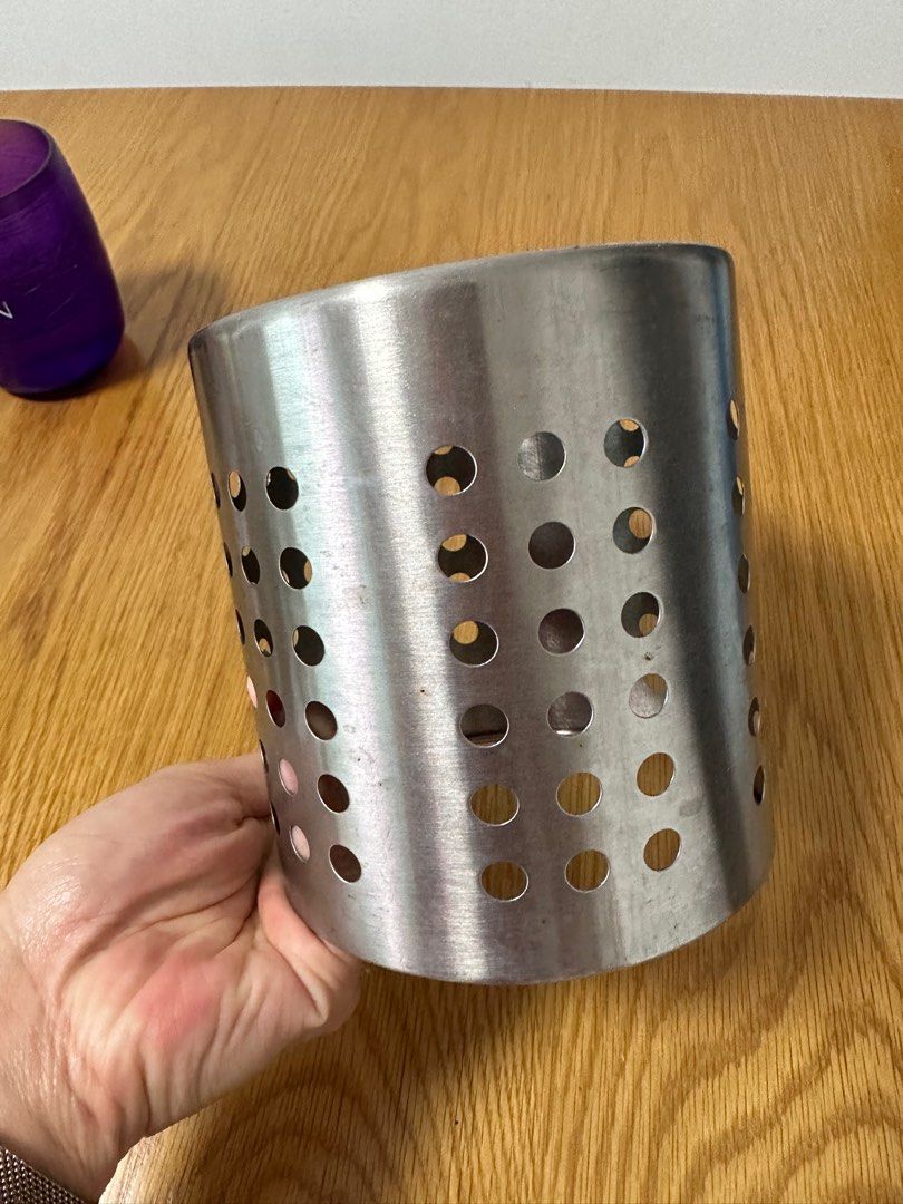 Stainless steel Cutlery holder, Everything Else on Carousell
