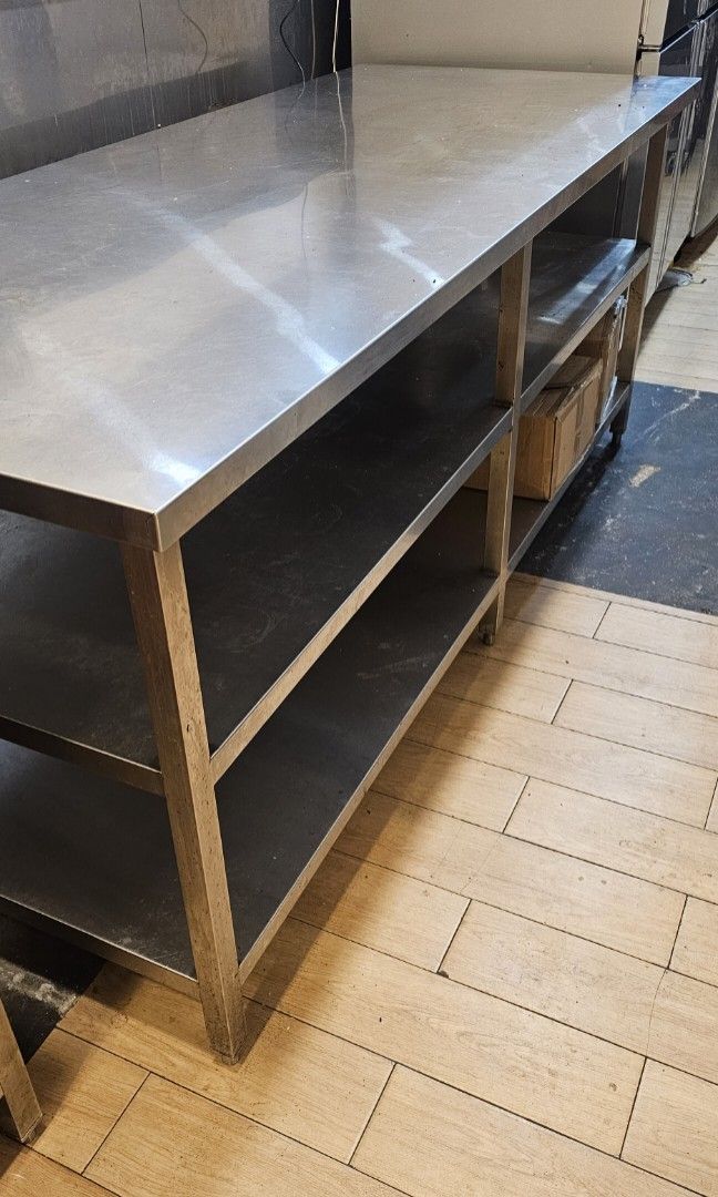 Stainless steel tables, Furniture & Home Living, Kitchenware ...