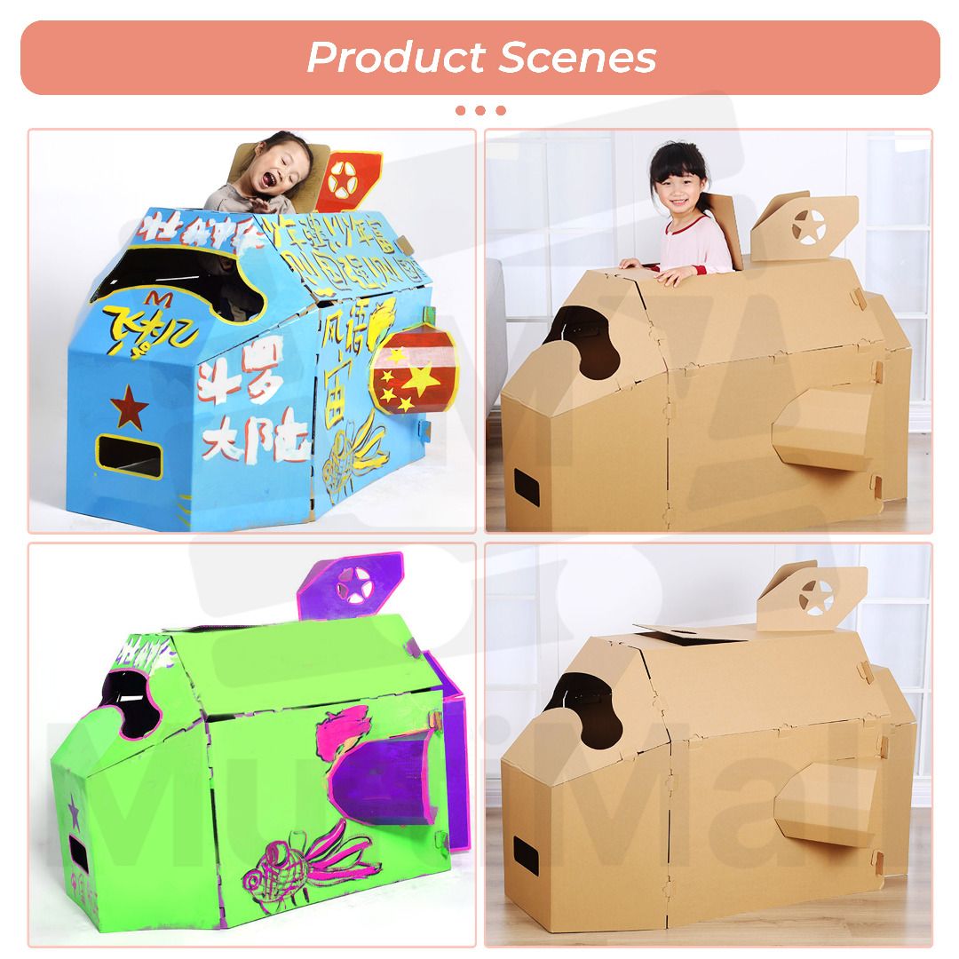 Submarine 3D Kids D.I.Y. Playhouse For Kids Fun | DIY Craft For Kids ...