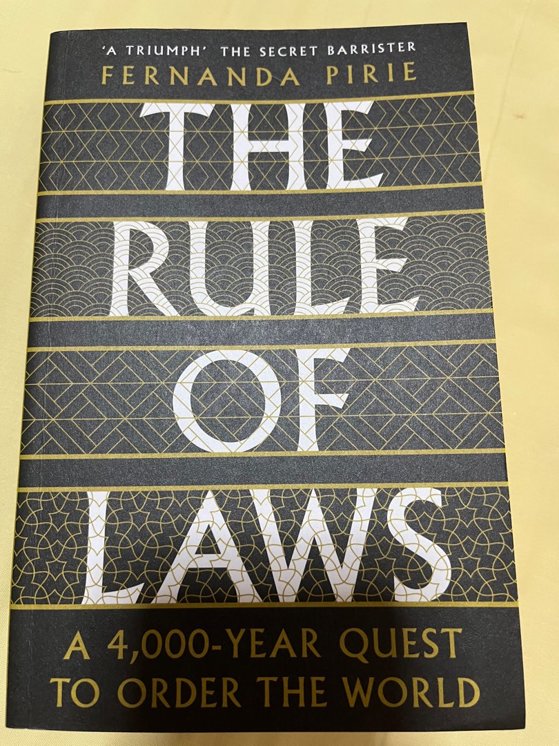 THE RULE OF LAWS, Hobbies & Toys, Books & Magazines, Fiction & Non-Fiction on Carousell