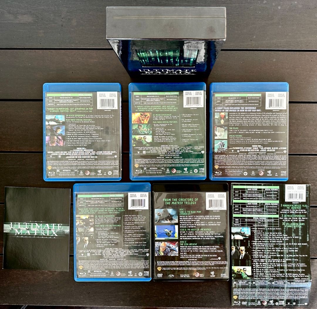 The Ultimate Matrix Collection Boxset [Blu-ray], Hobbies & Toys, Music ...
