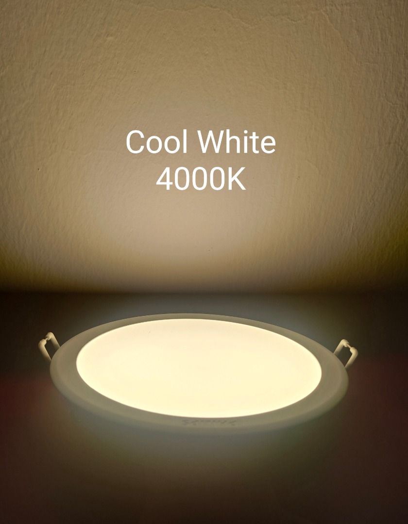THOR LED GLASS PANEL LIGHT 18W(Round) (3 COLOR), Furniture & Home ...