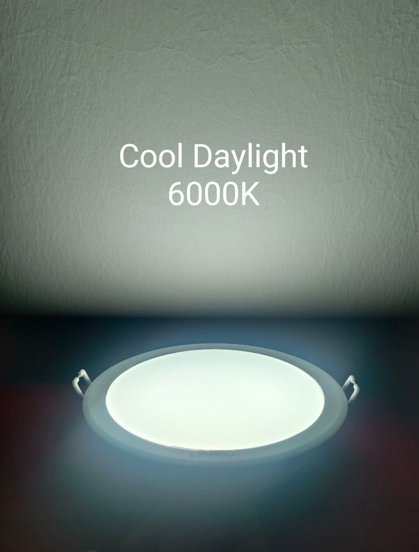 THOR LED GLASS PANEL LIGHT 18W(Round) (3 COLOR), Furniture & Home ...