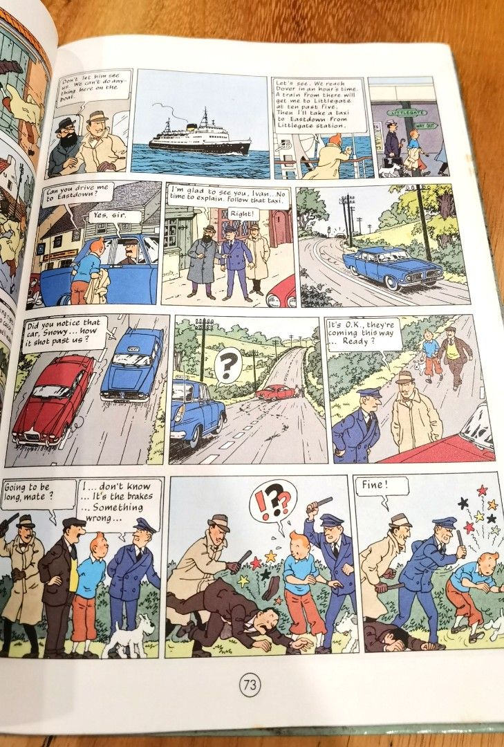 Tintin Comic Book 3 Complete Adventures In 1 Volume Book, Hobbies ...