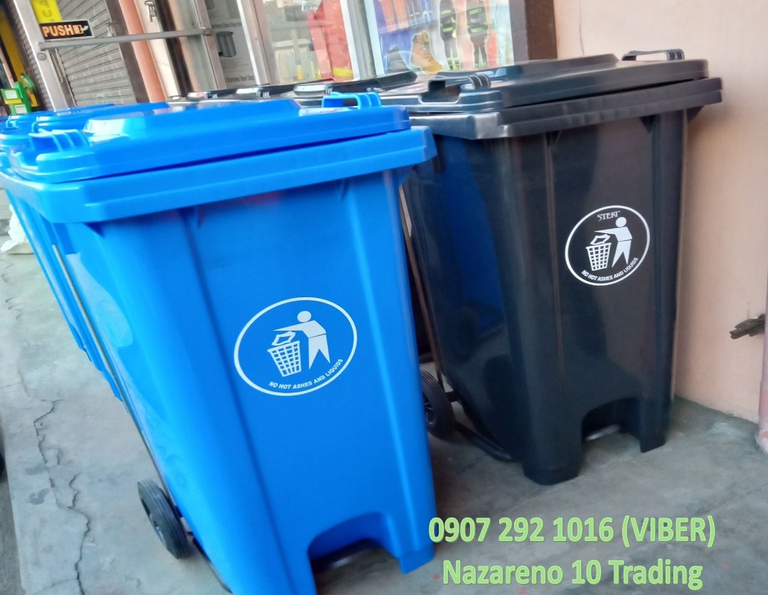 Trash bin U-G-A bin w/wheels trash bin, Furniture & Home Living ...