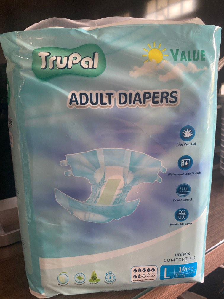 TruPal Value Adult Diapers, Health & Nutrition, Assistive ...