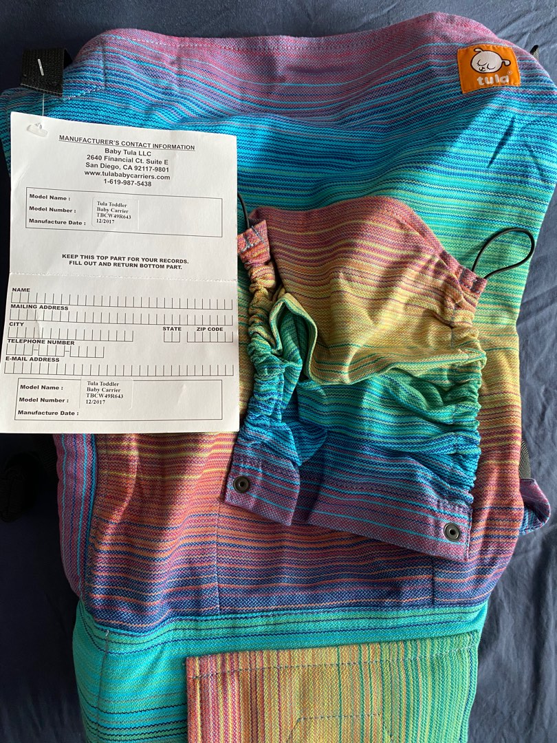 Tula Toddler Wrap Full Conversion (Girasol Lane Azul), Babies & Kids ...