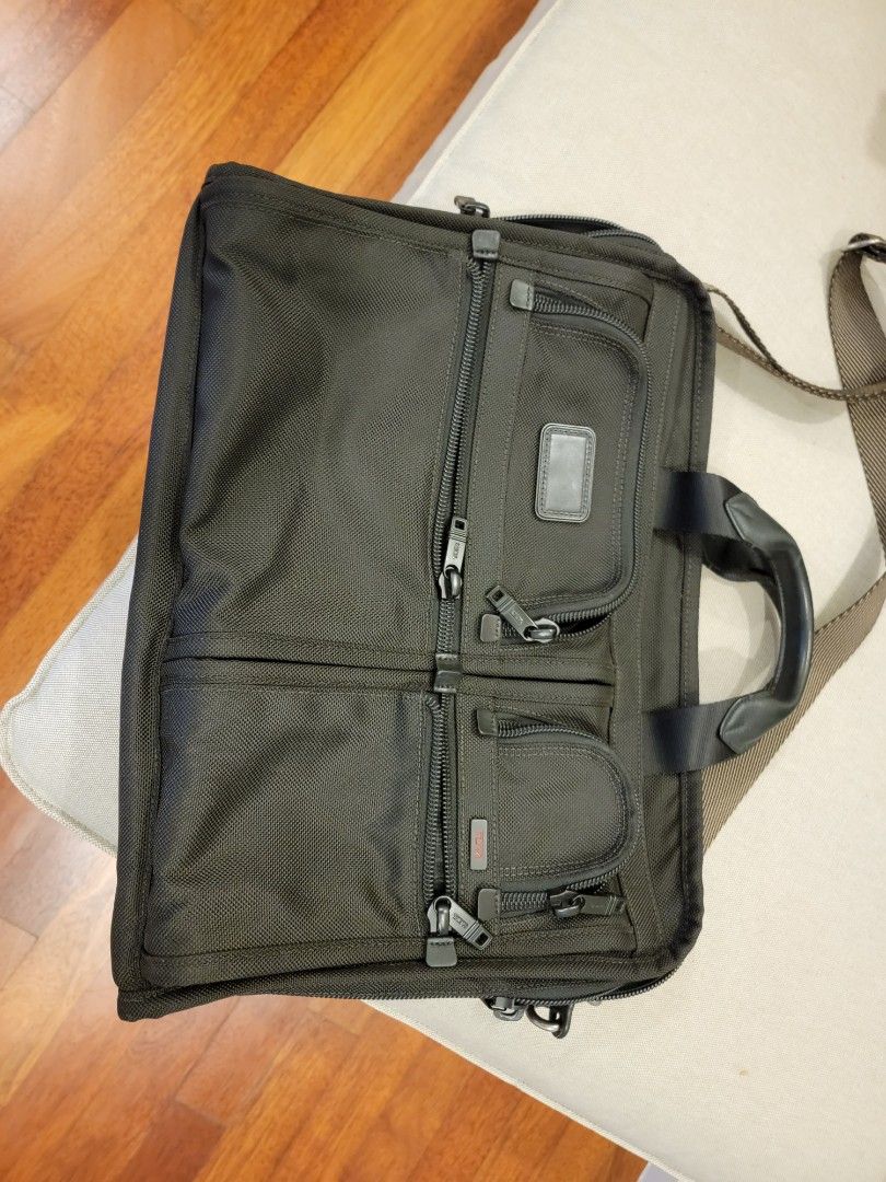 Tumi Alpha Organizer Laptop Ballistic Brief Case Bag, Men's Fashion ...