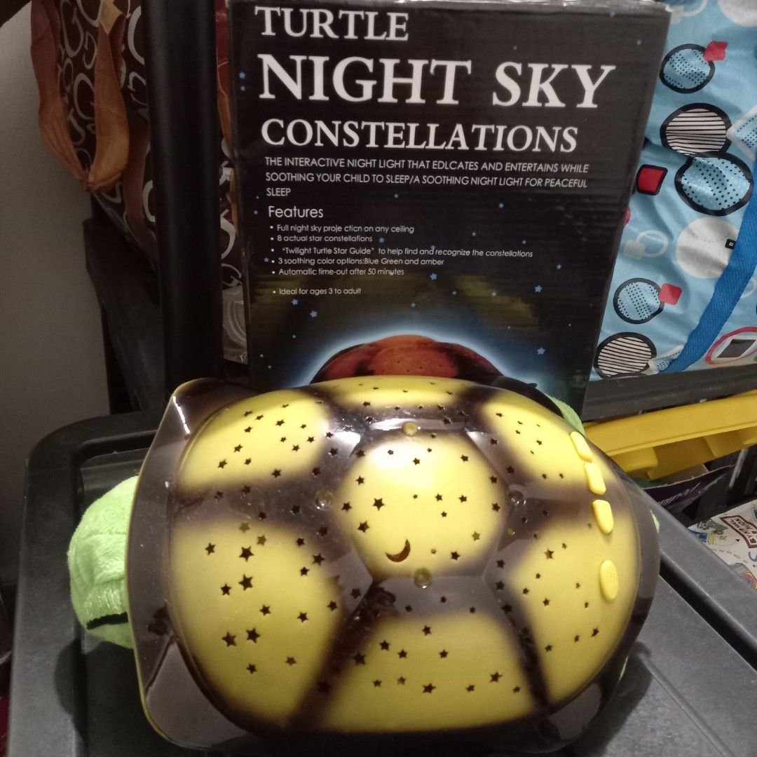 Turtle night light constellation projector, Babies & Kids, Infant ...