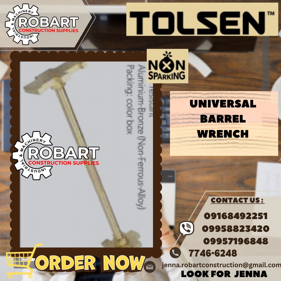 UNIVERSAL BARREL WRENCH 350MM, Commercial & Industrial, Construction ...