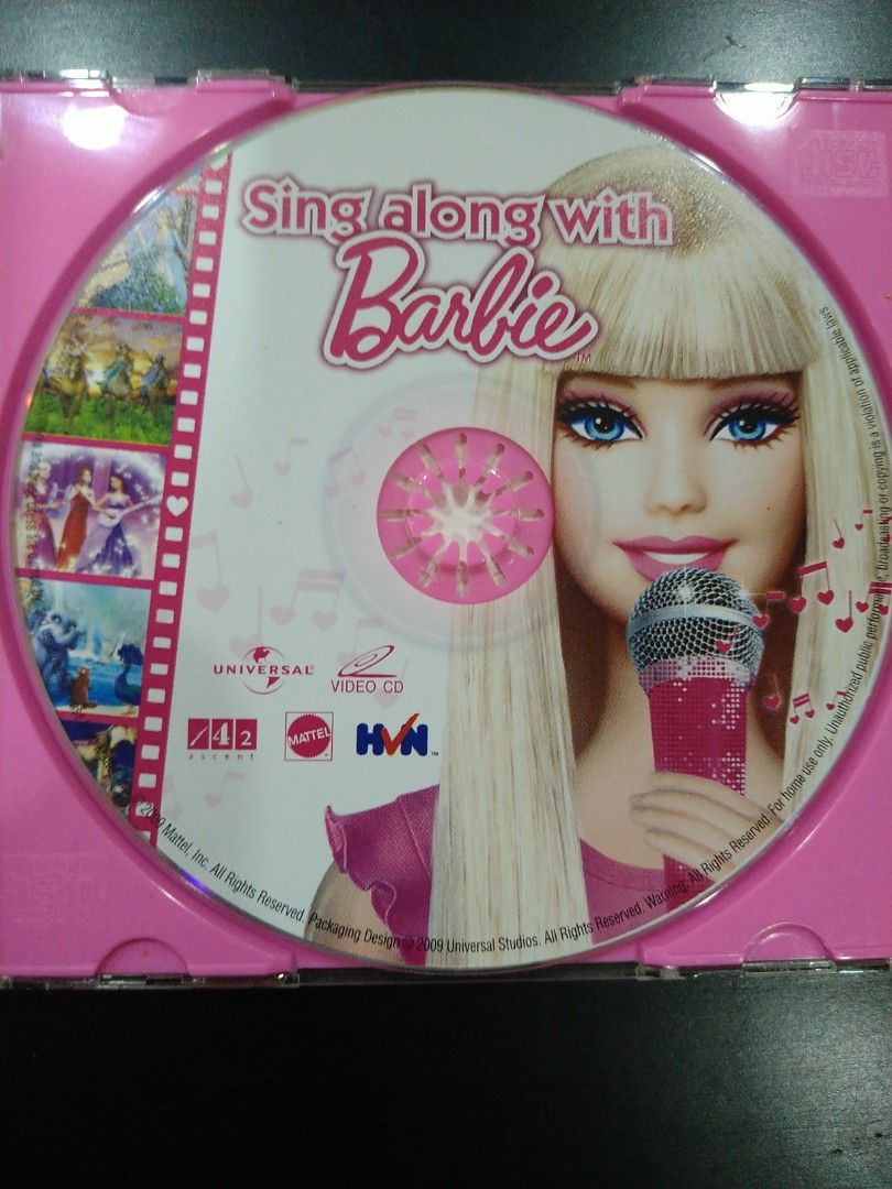 VCD Sing Along With Barbie, Hobbies & Toys, Music & Media, CDs & DVDs ...