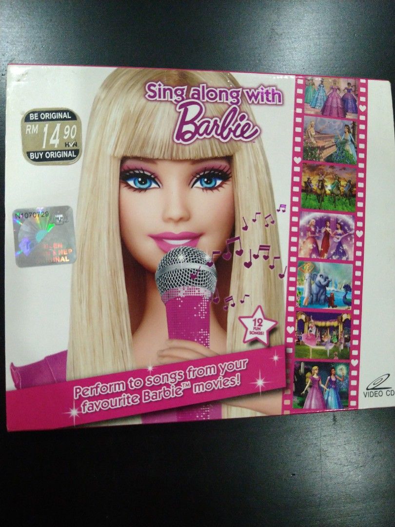 VCD Sing Along With Barbie, Hobbies & Toys, Music & Media, CDs & DVDs ...