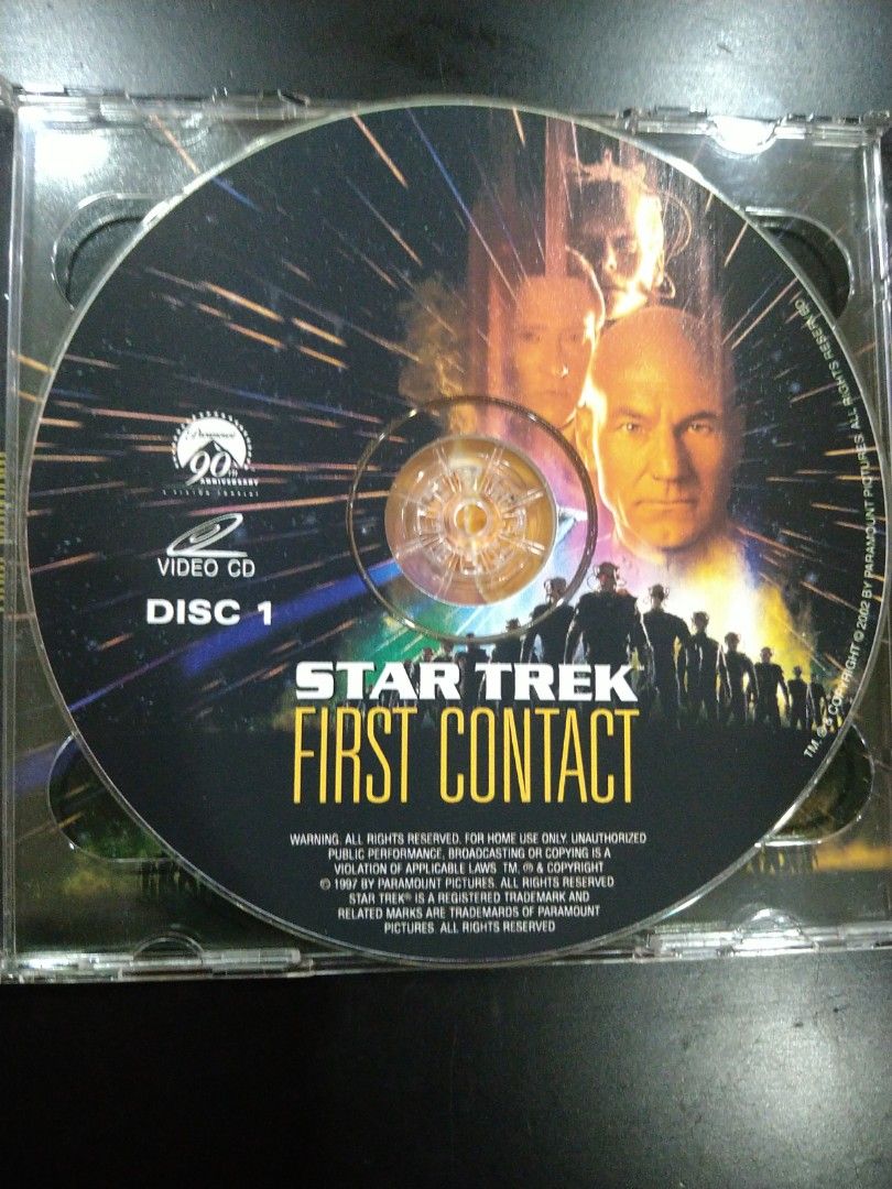 VCD Star Trek - First Contact, Hobbies & Toys, Music & Media, CDs ...