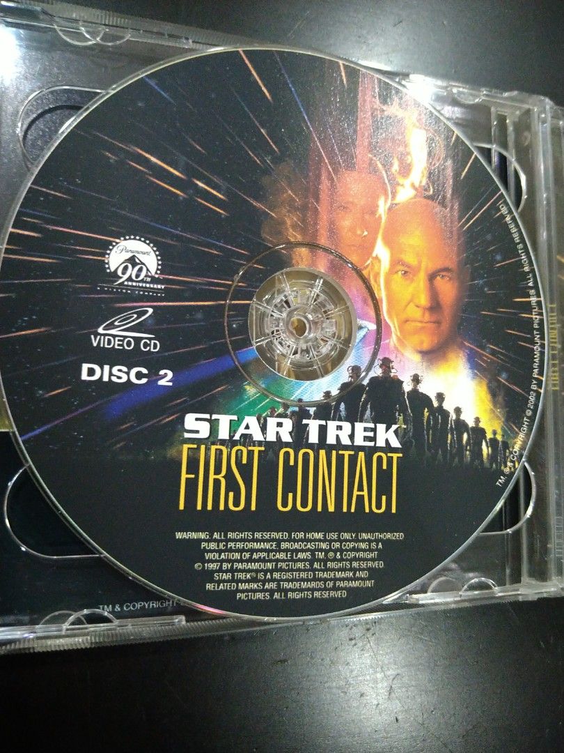 VCD Star Trek - First Contact, Hobbies & Toys, Music & Media, CDs ...