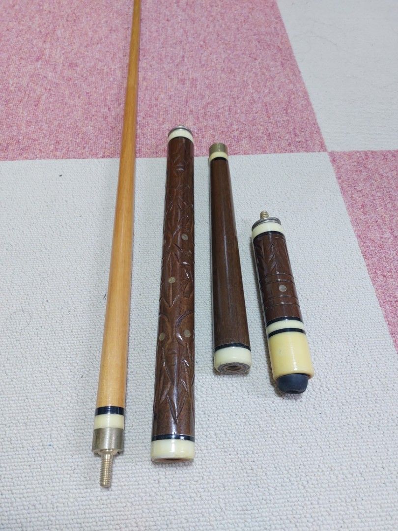 Vintage billiard cue stick, Sports Equipment, Sports & Games, Billiards ...