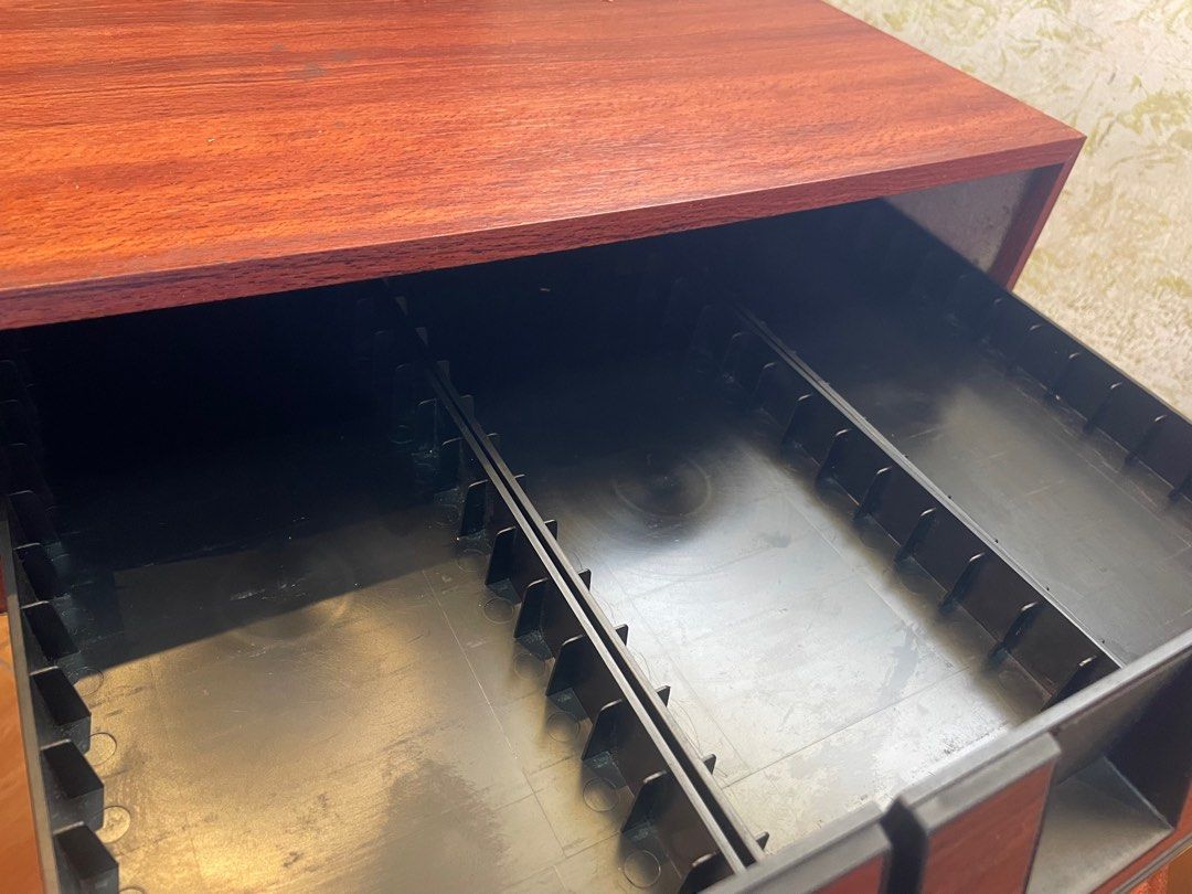 Vintage Cassette Rack wood type on Carousell